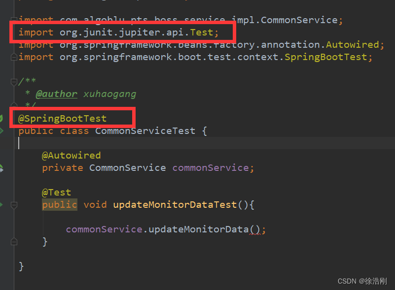 Springboot 测试模块 注入bean失败spring单元测试无法注入bean Csdn博客 