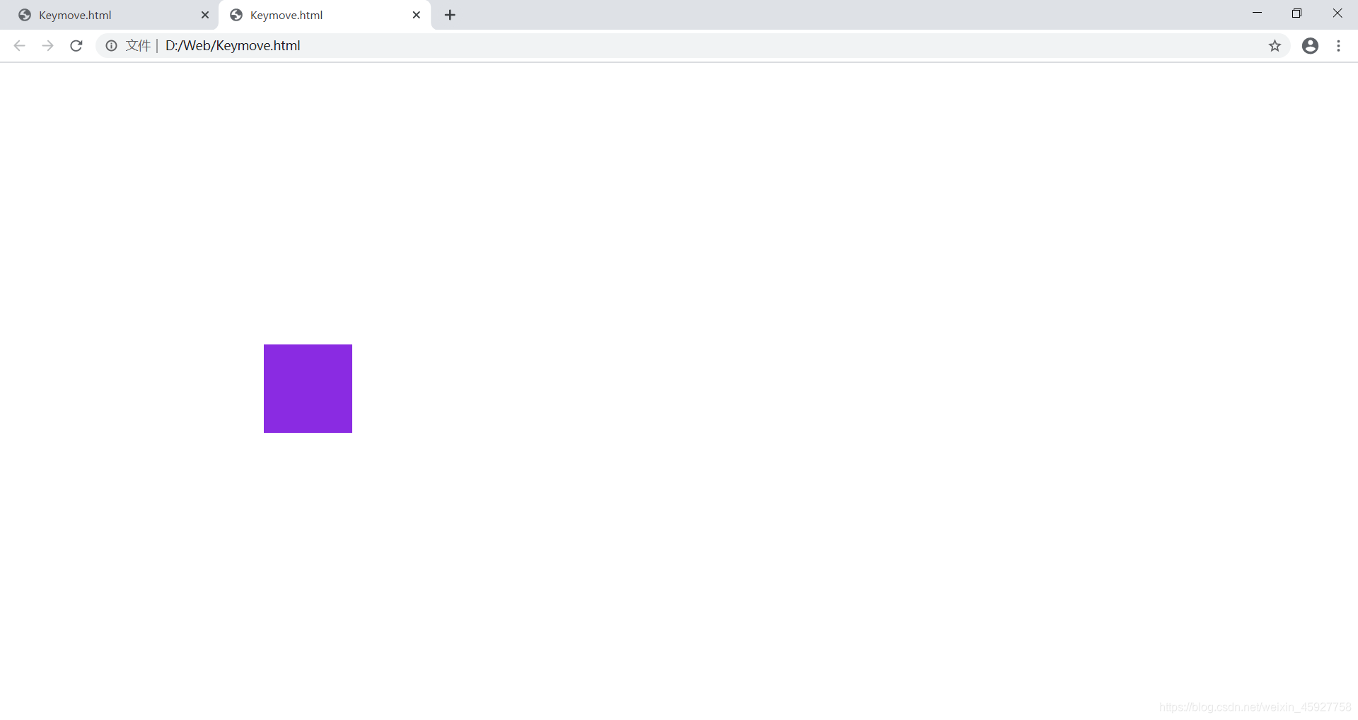 JavaScript练习（三）——键盘移动div_switch(event.keycode){ case 37: box1.style.left = -CSDN博客