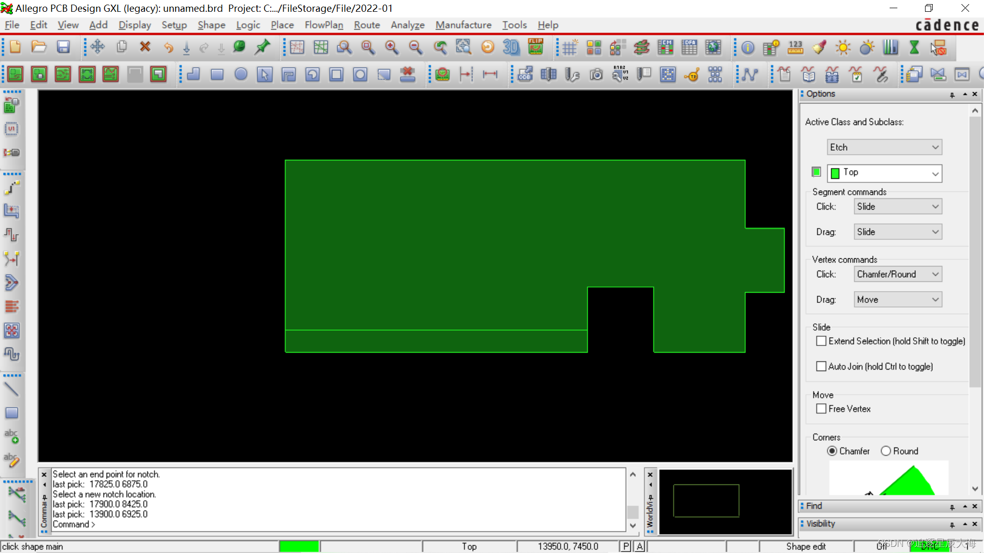 cadence allegro 对PCB 电源shape处理的技巧（shape edit mode）_cadence怎么把线变成shape-CSDN博客