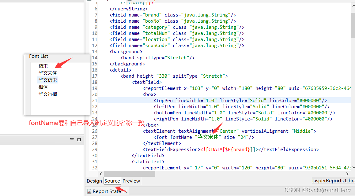 Jasperreort使用_java中jasperreports如何设置字体-CSDN博客