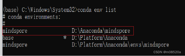 conda指定路径安装mindspore_conda mindspore-CSDN博客