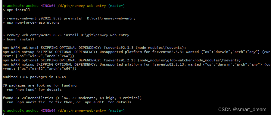 npm常见错误及解决策略-CSDN博客