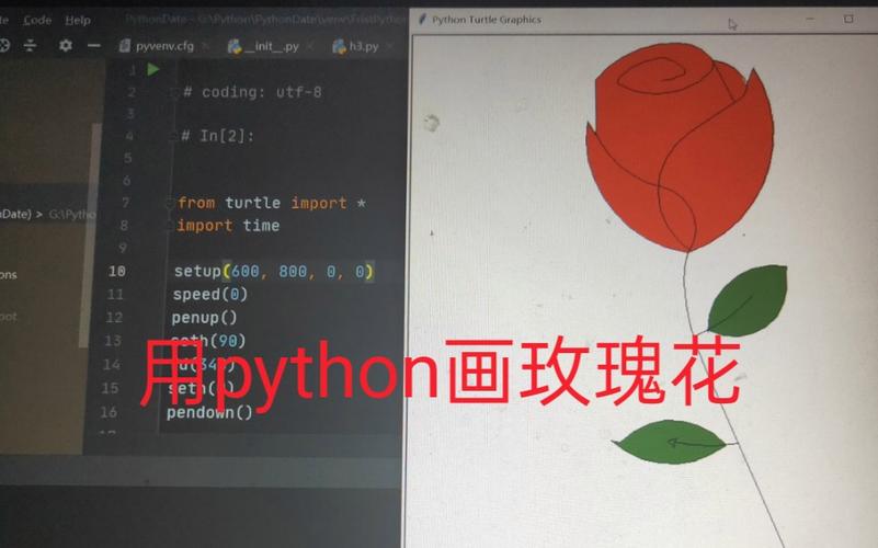 用python画简单的花代码python图形绘制花朵代码python 画康乃馨 Csdn博客