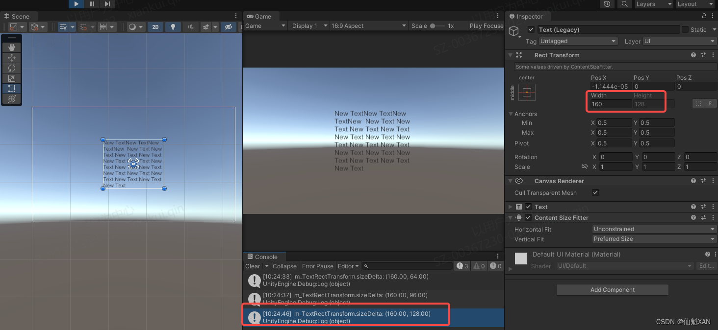 Unity 常见问题 之 添加 ContentSizeFitter 组件后 RectTransform 的 sizeDelta 不能实时获取最新变化 size 的问题_unity ...