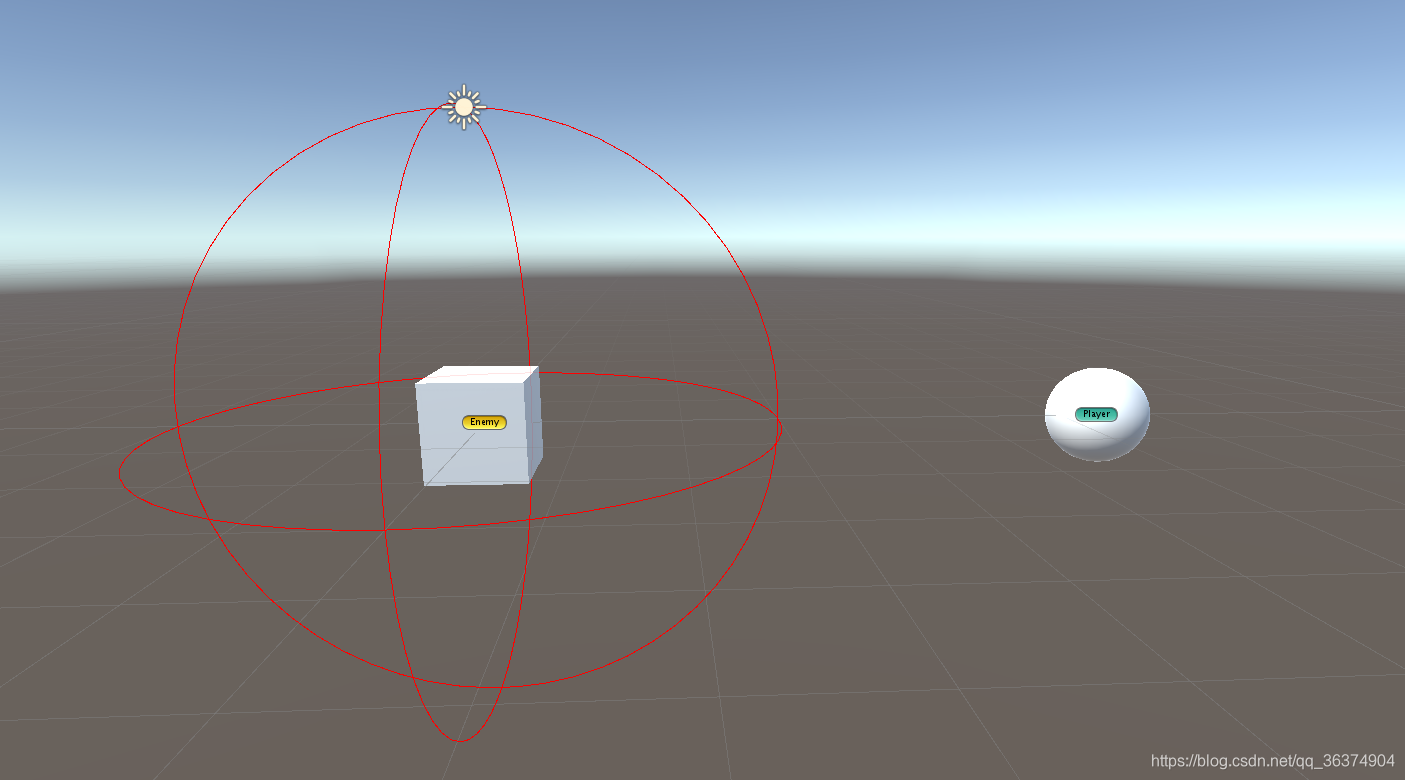 UnityRPG游戏中的球形检测范围_unity 球形监测-CSDN博客