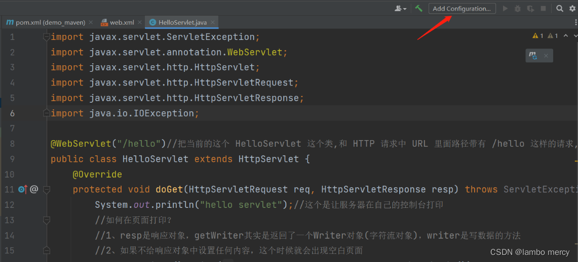 Servlet & Maven & tomcat_servlet maven-CSDN博客