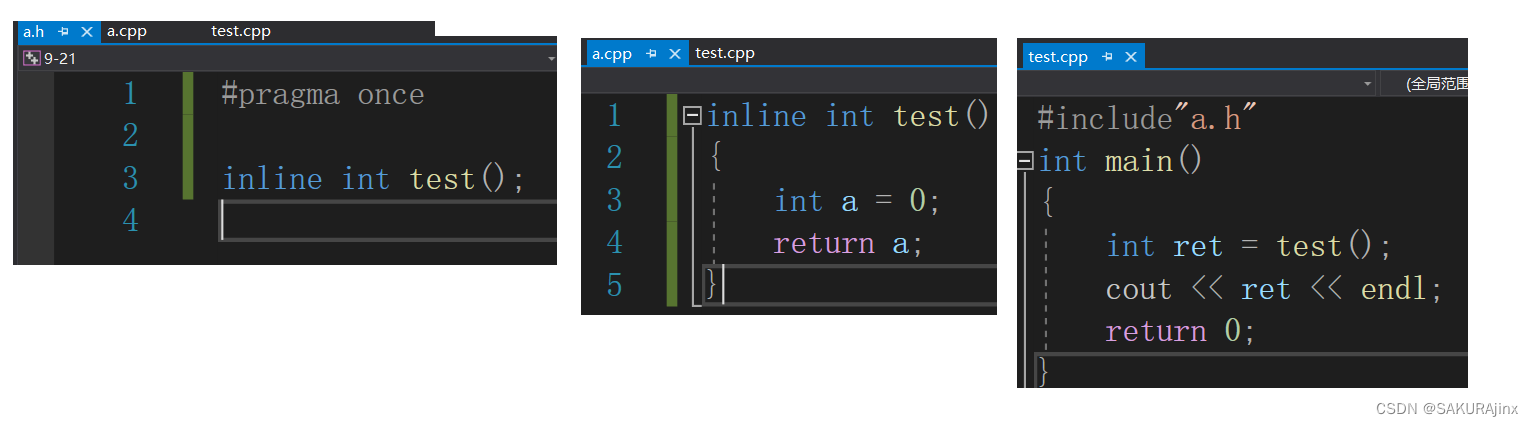 C++的内联函数、auto关键字、基于范围的for循环、空指针nullptr_c++ for循环中auto类型是int-CSDN博客