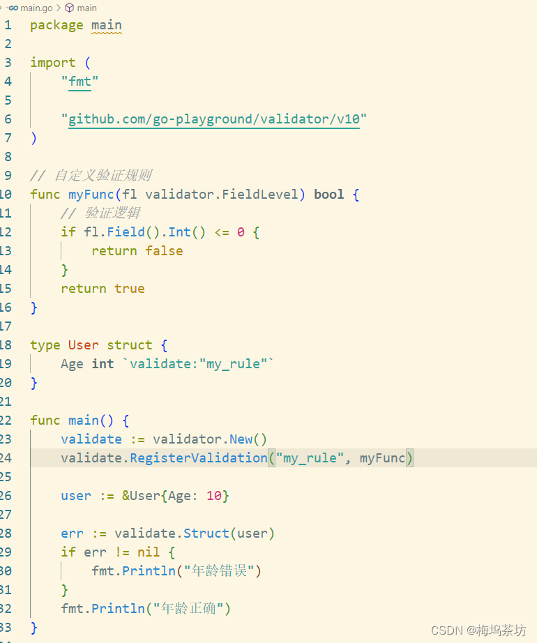 golang 验证器库go-playground/validator实践_validate.struct-CSDN博客