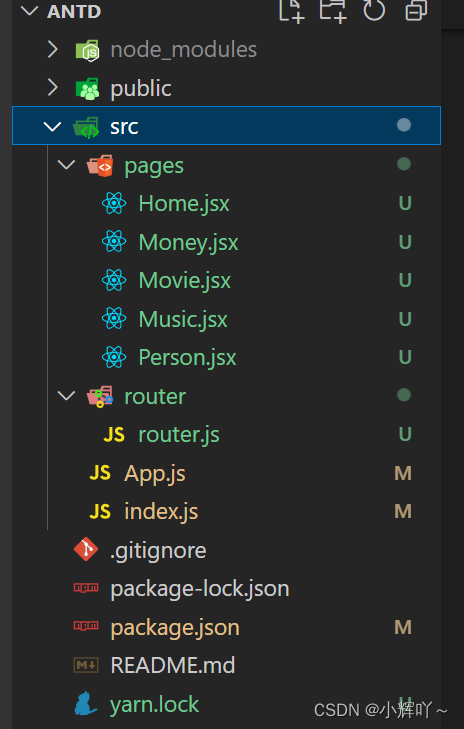 antd结合reactRouter实现侧边栏菜单动态渲染_antd router-CSDN博客