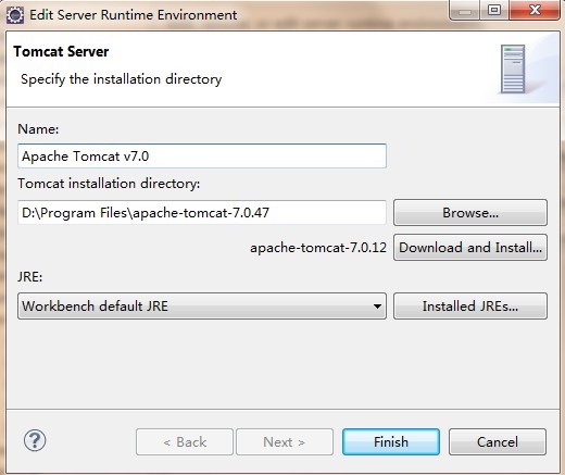 JAVA EE Eclipse下配置Tomcat服务器-CSDN博客