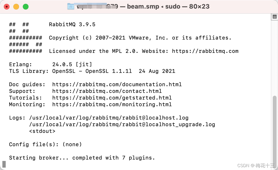 Mac 基于HomeBrew方式：RabbitMQ的安装与卸载_mac 卸载rabbitmq-CSDN博客