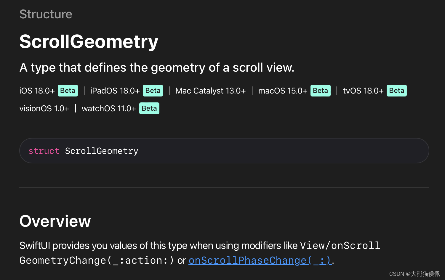 SwiftUI 6.0（iOS 18）ScrollView 全新的滚动位置（ScrollPosition）揭秘_swiftui scrollposition-CSDN博客