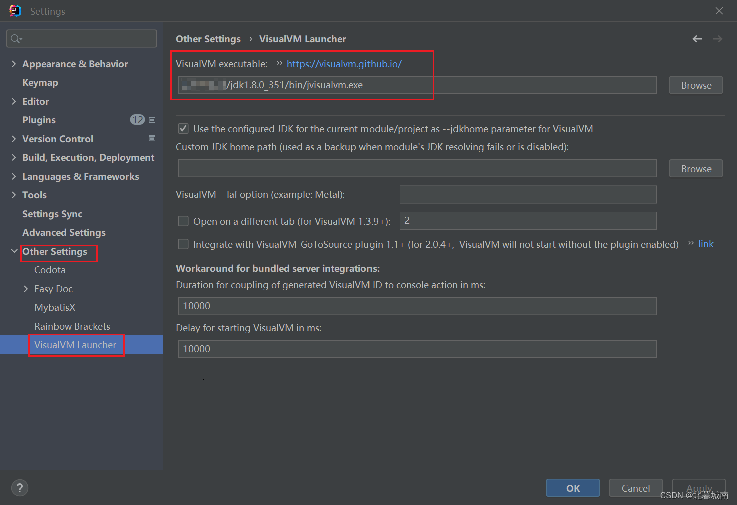 IDEA集成性能分析神器VisualVM_idea visualvm-CSDN博客