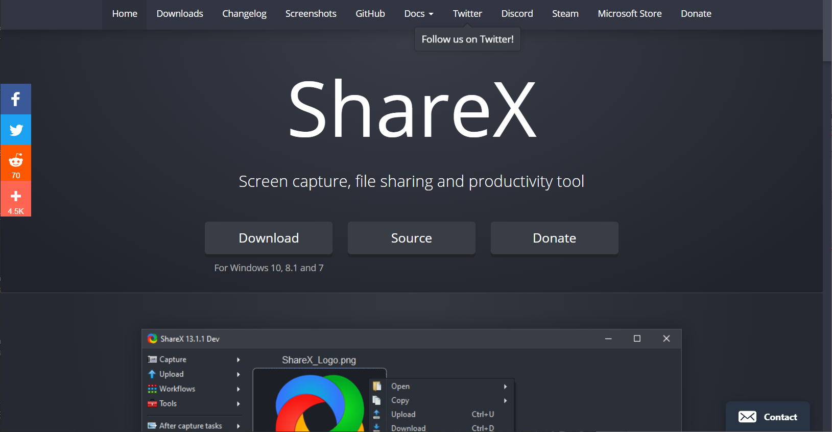 记一次失败的git截图工具使用经历——shareX_git 图片截取-CSDN博客
