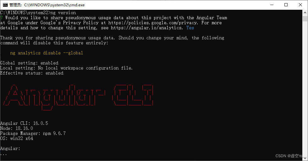 Angular脚手架安装，详细过程 Csdn博客