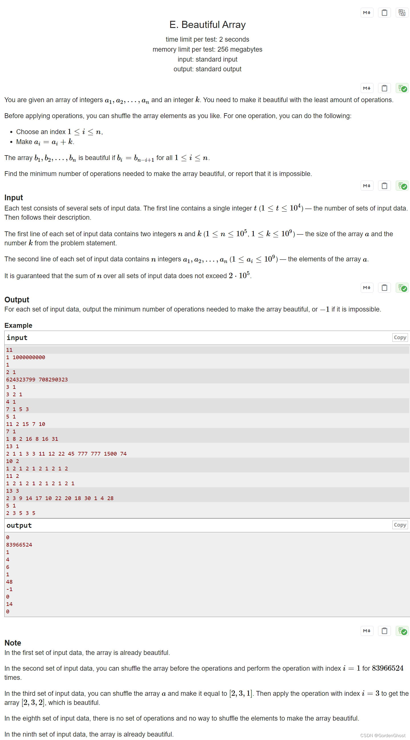 Beautiful Array（Round 954）-CSDN博客