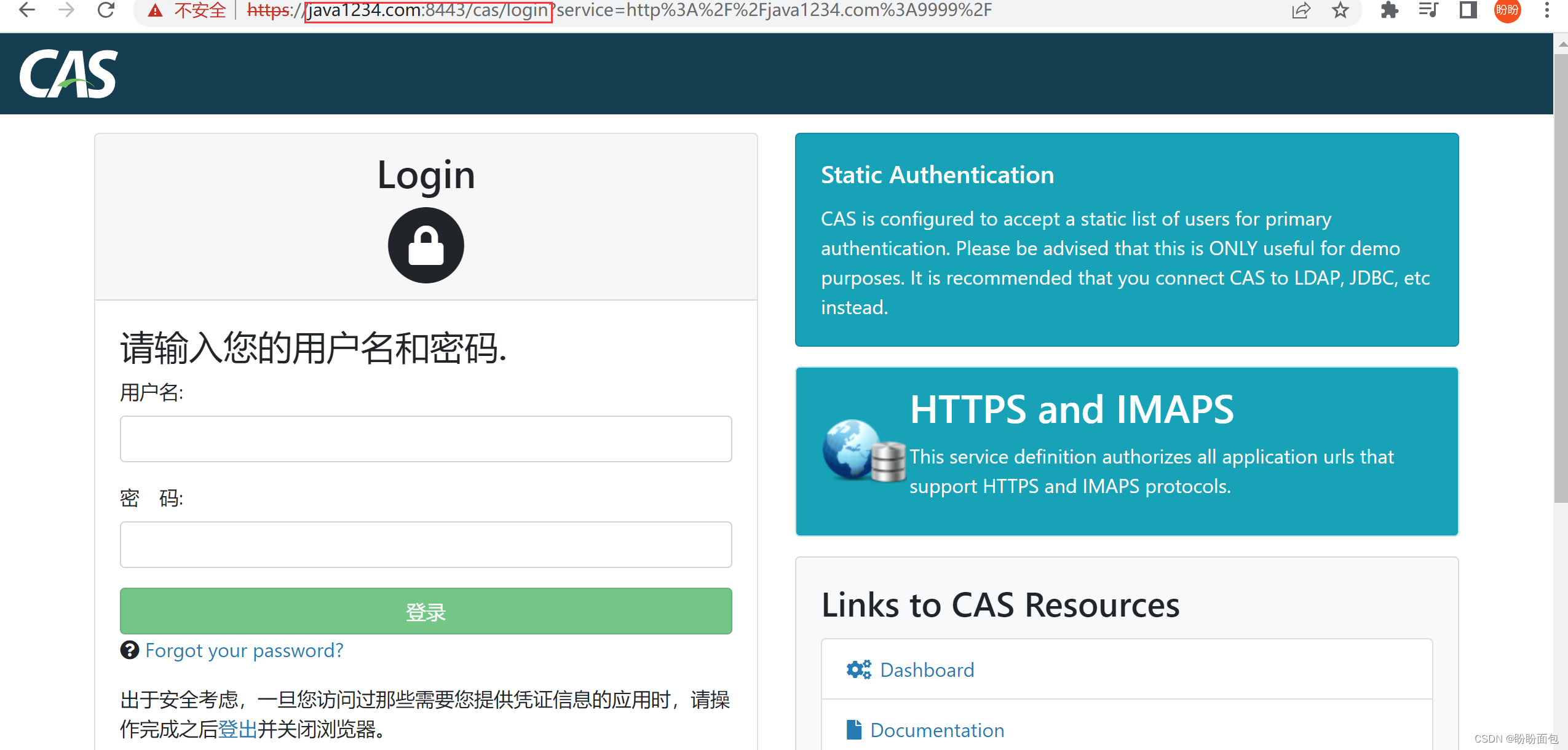 实战springboot+CAS单点登录系统_springboot整合cas单点登录-CSDN博客