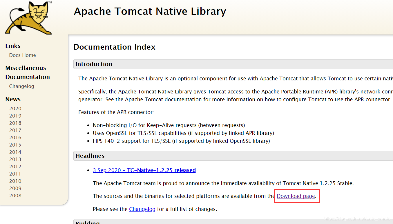tomcat 启动报警告 An incompatible version [1.2.10] of the Apache Tomcat Native library is installed ...