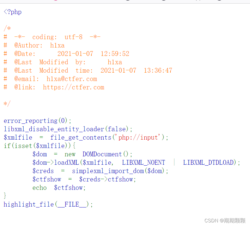 ctfshow web入门 XXE_ctfshow xxe-CSDN博客
