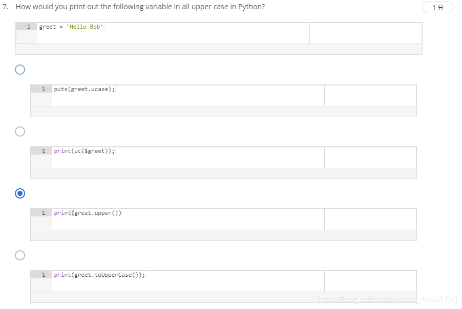 【Python for Everybody(Python Data Structures)】Week 1 | Chapter 6 题目汇总_pythonforeverybody第六章课后答案 ...