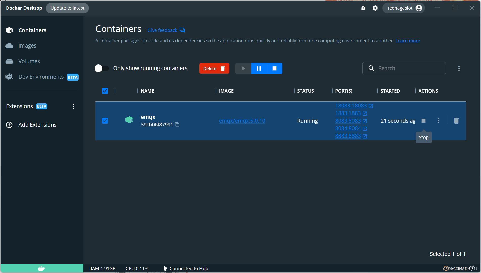 Docker配置emqx环境（win11）_emqx 默认密码-CSDN博客