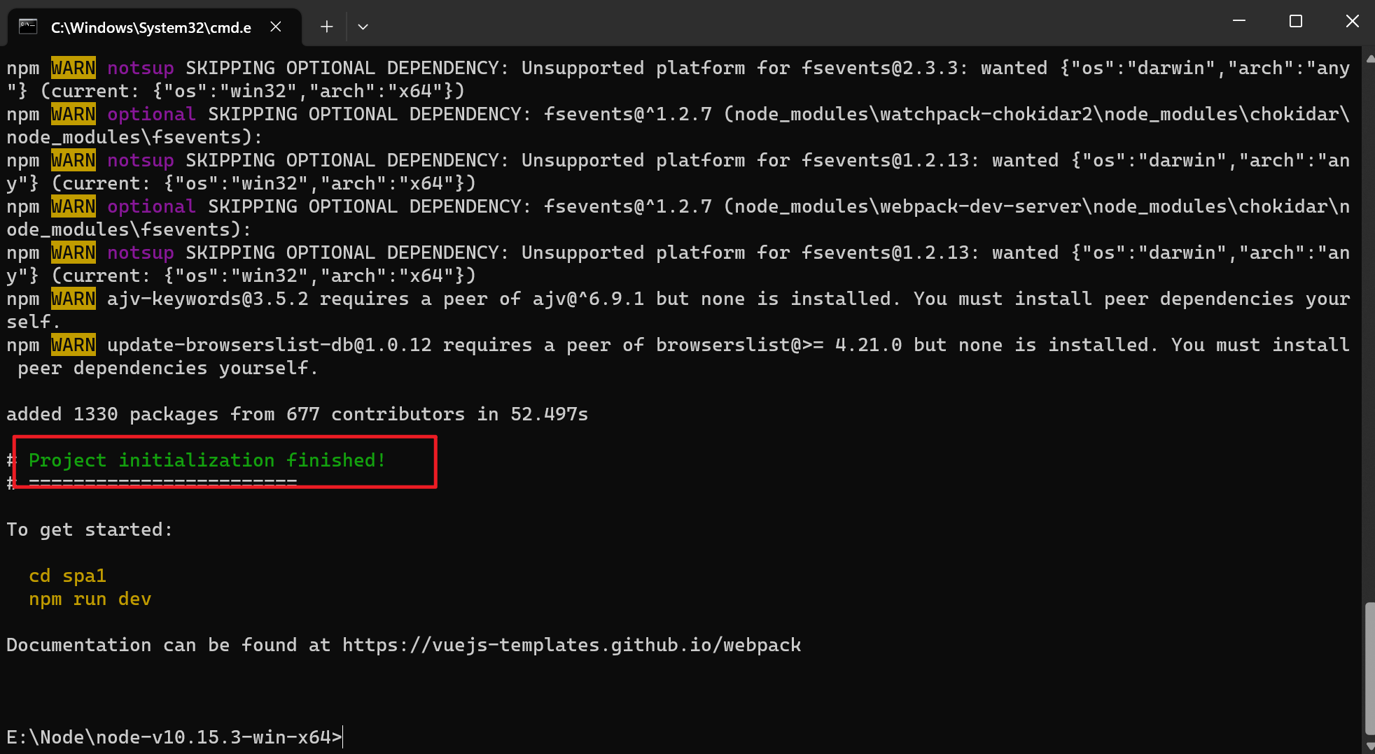 【Vue】vue-cli一站式搭建SPA项目_运行aue项目-CSDN博客