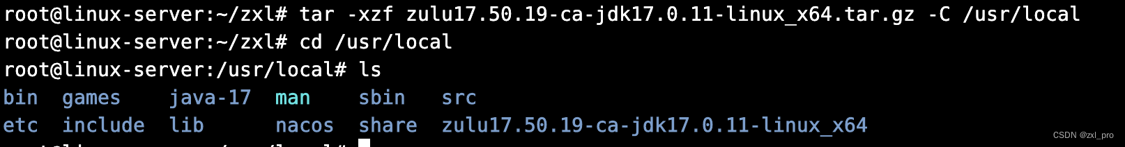 Ubuntu Server 配置java环境_zulu jdk17-CSDN博客