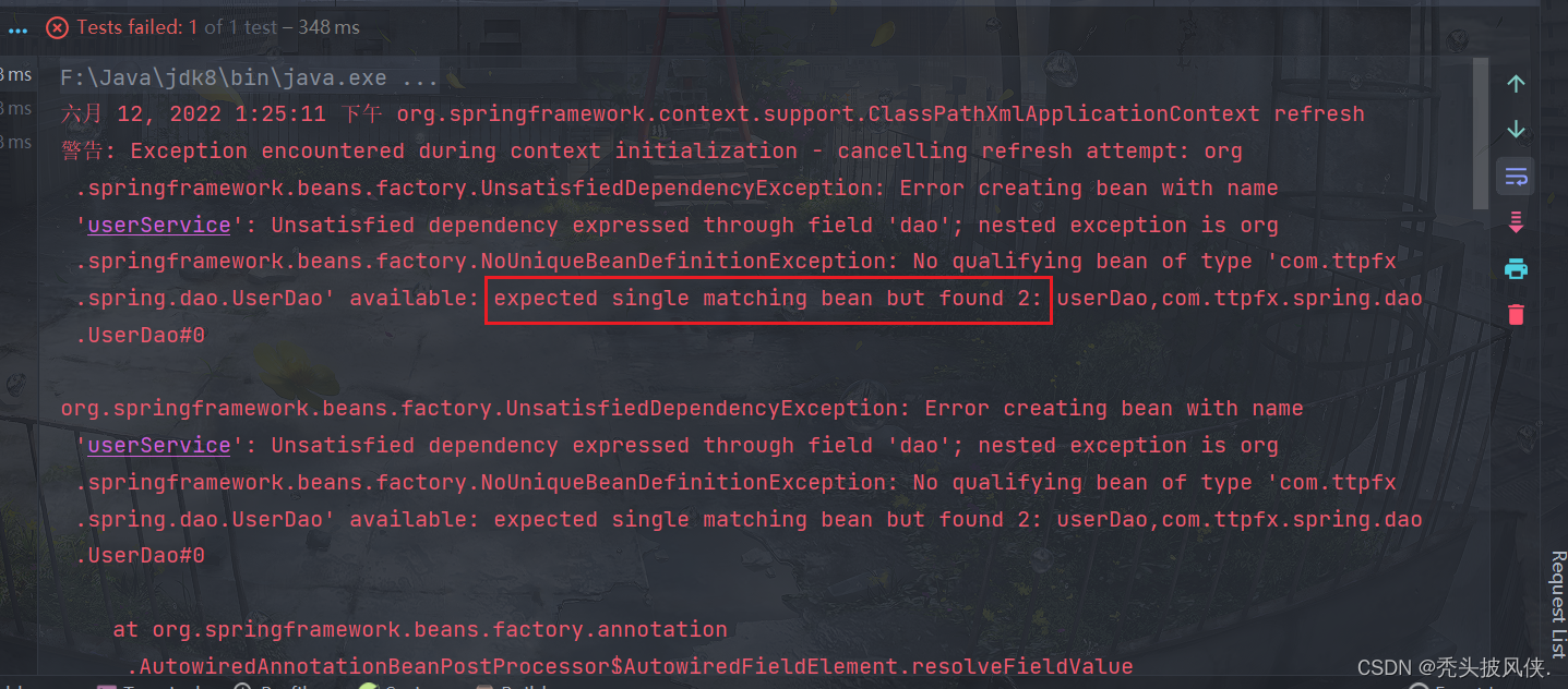 [spring学习]8、@Autowired和@Resource的区别_spring autowired和resource的区别-CSDN博客