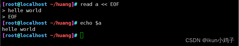 【Linux】shell编程—Here Document免交互_linux here document-CSDN博客