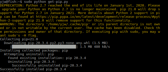 升级pip——报错解决“You should consider upgrading via the ‘pip install --upgrade pip‘ command.”_you ...