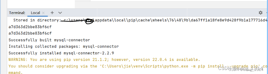 关于pyhton中import mysql报错的问题解决_import mysql.connector modulenotfounderror ...