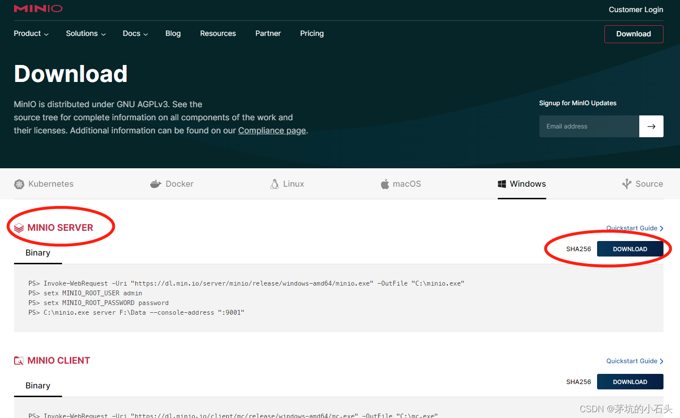 window 下载安装minio_windows miniio 下载-CSDN博客