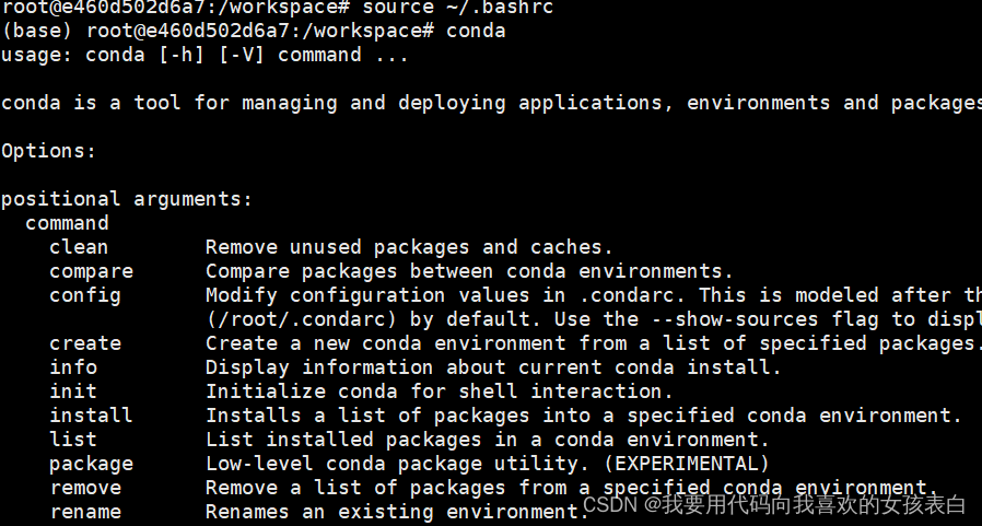 python将conda环境打入docker环境中_conda docker-CSDN博客