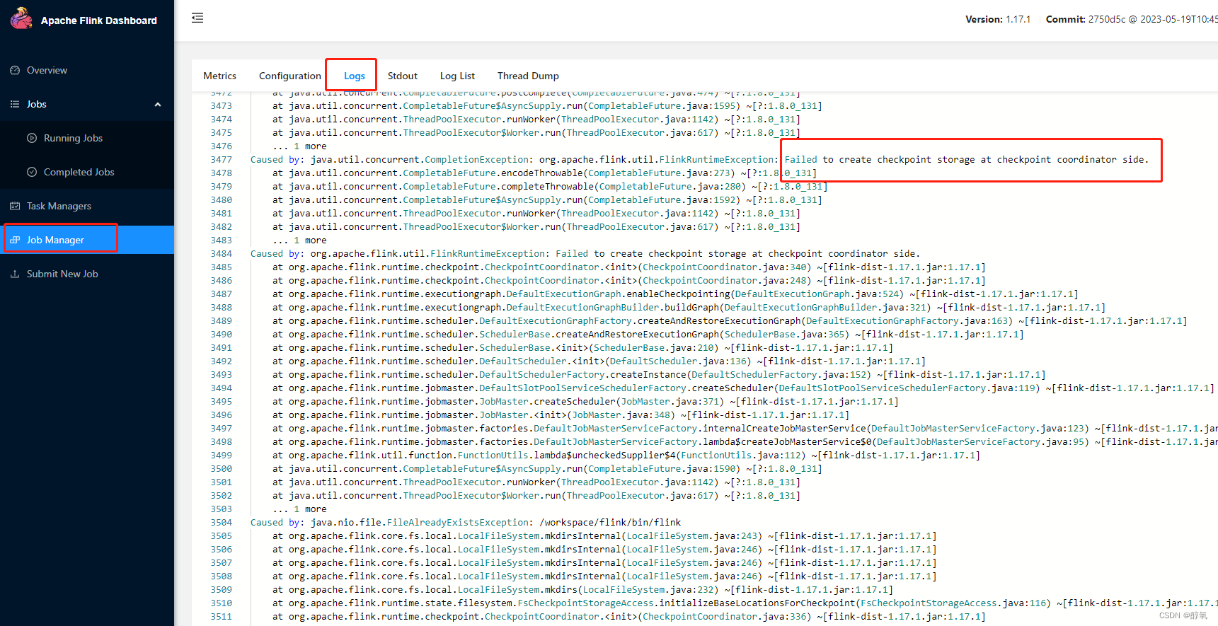 FlinkWebUI作业提交错误及检查点问题分析,-CSDN博客