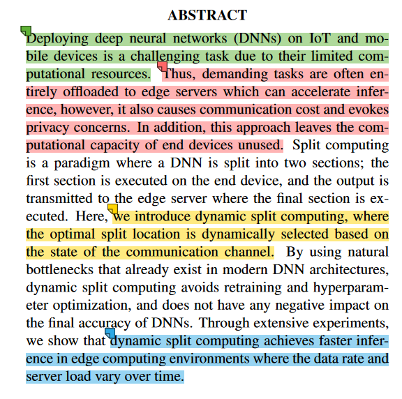 【论文阅读】Dynamic Split Computing for Efficient Deep Edge Intelligence-CSDN博客