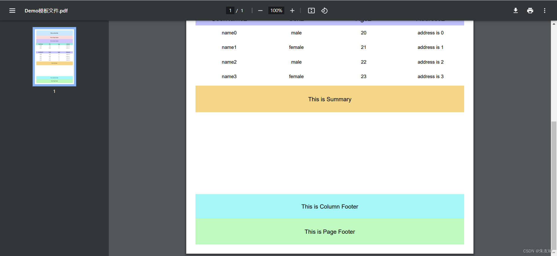 JasperReports之模板文件七大组成区域介绍（Title、PageHeader、ColumnHeader、Detail、ColumnFooter等）--支持Android-CSDN博客