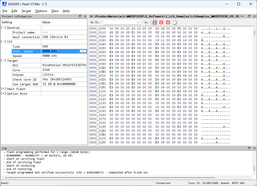 [MM32生态]MM32与J-LINK之初始（驱动、配置、测试）_jlink驱动-CSDN博客