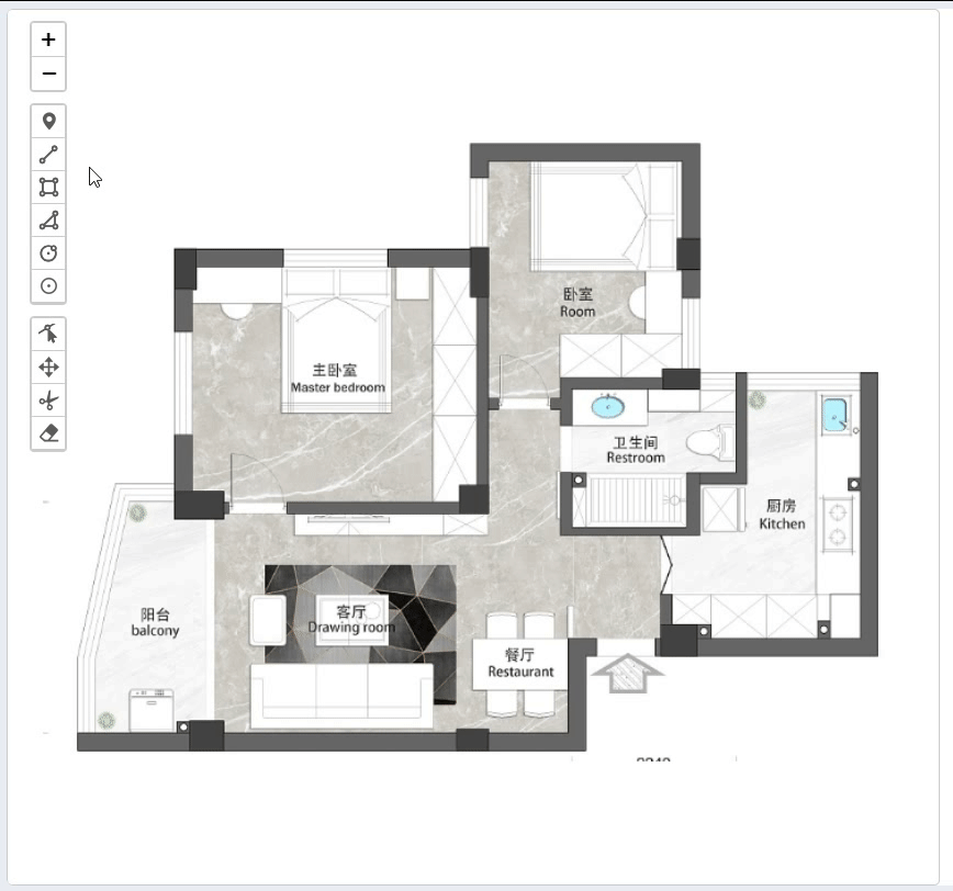 【vue+leaflet】vue项目中使用leaflet绘制室内平面图、leaflet.pm在平面图中绘制点、线、面图层(一)-CSDN博客
