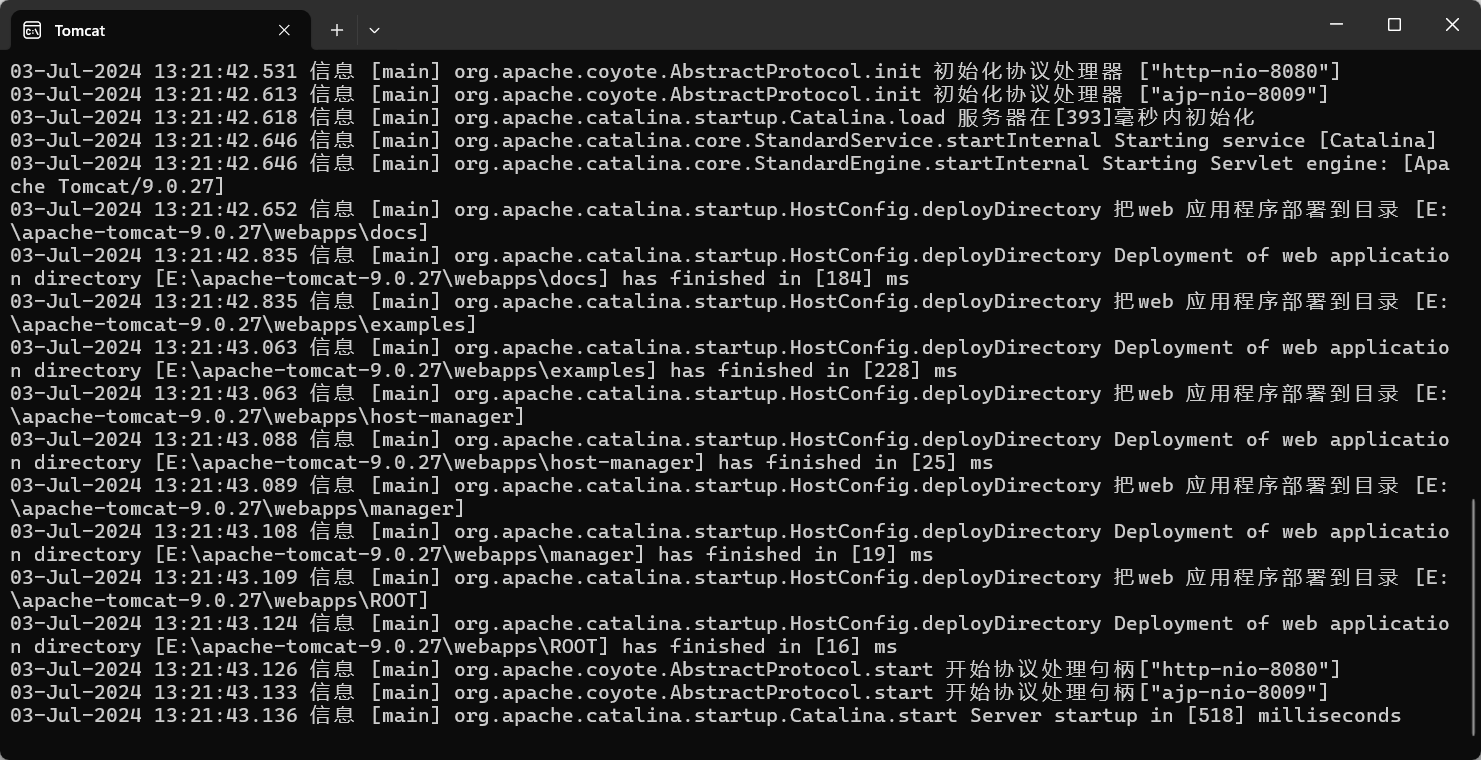 Tomcat-下载安装与基本使用_tomcat9.0.27-CSDN博客