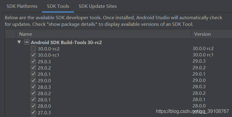 【问题记录】Unity打包Android报错：＞ Failed to find Build Tools revision 30.0.0-CSDN博客