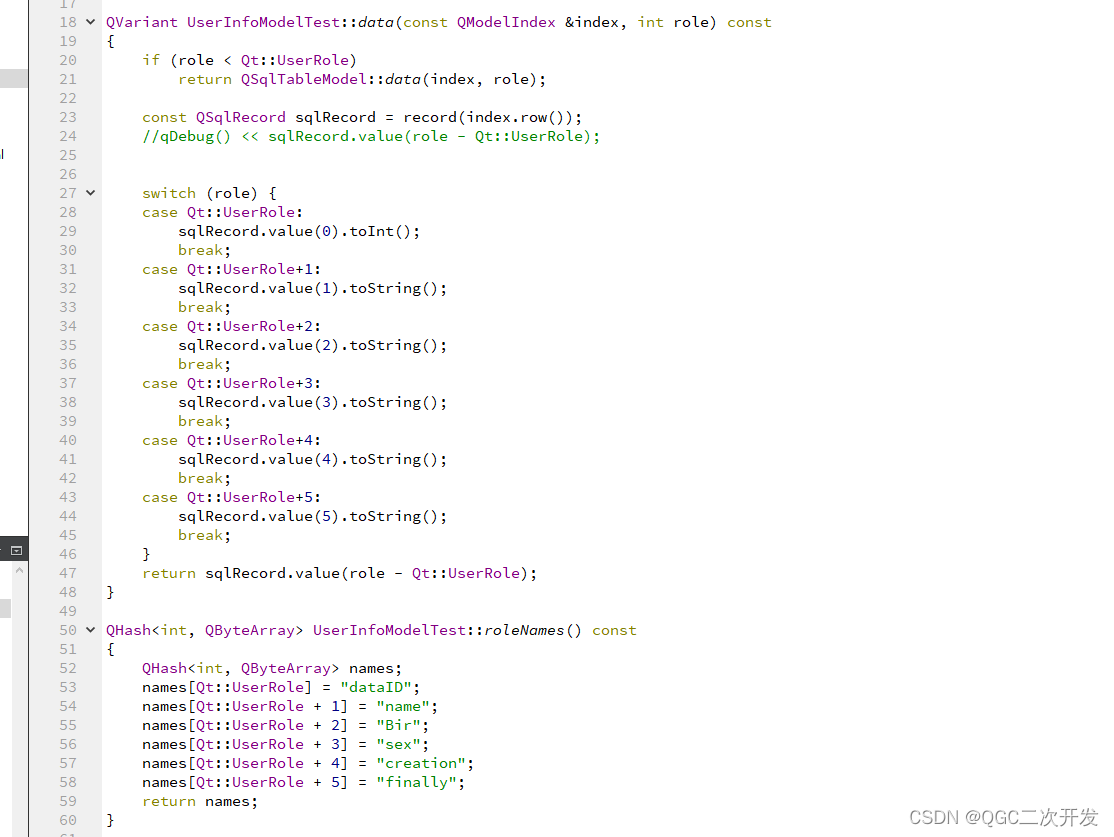 QT连接数据库：QML中实现操作（QSqlTableModel）_qml 数据库-CSDN博客