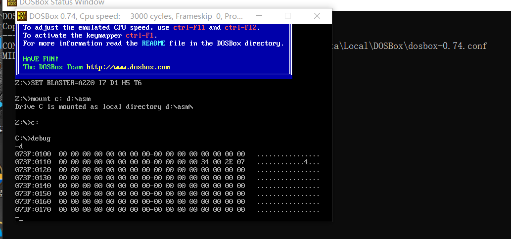 DosBox安装与使用教程-CSDN博客
