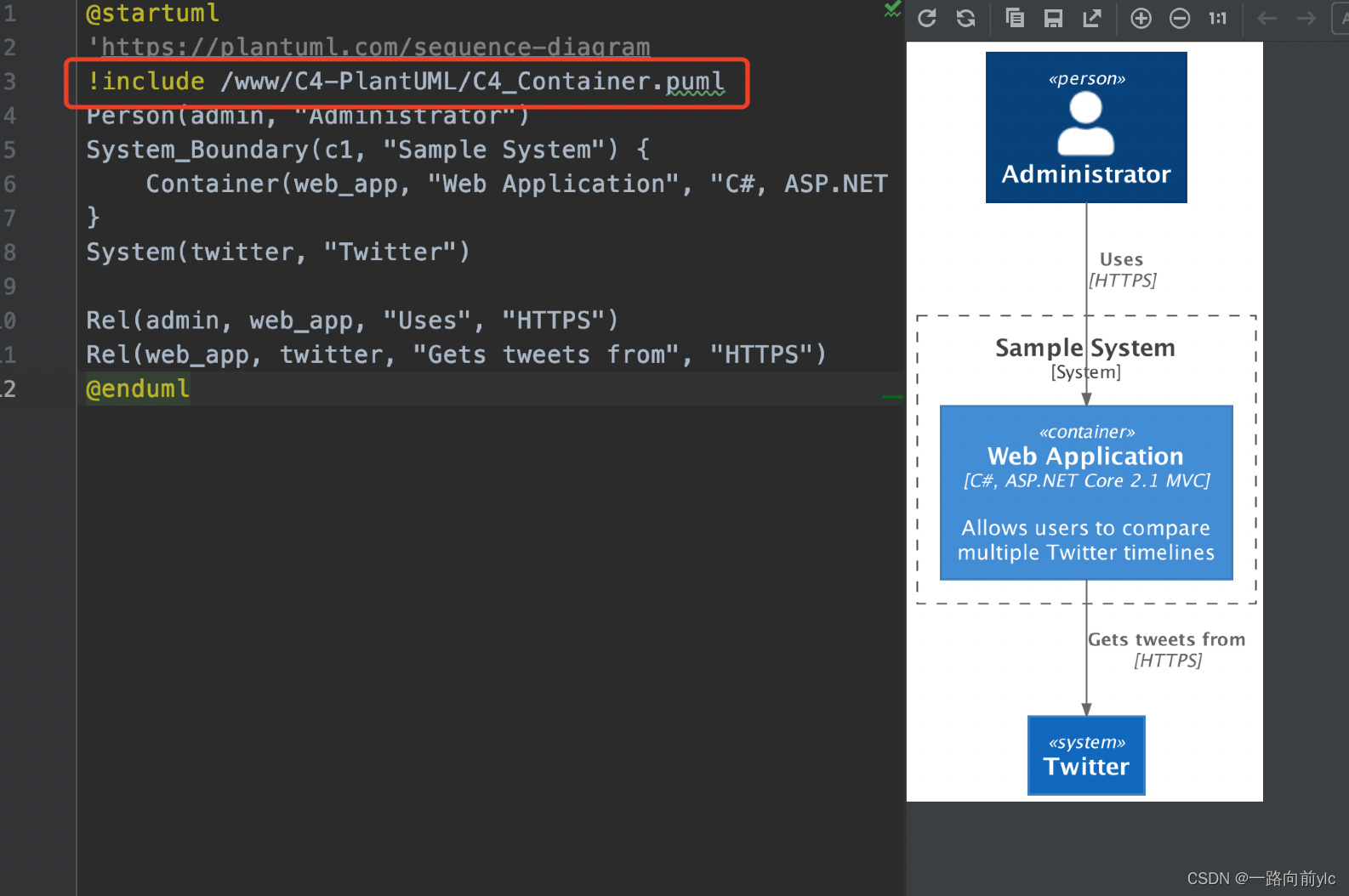 用PlantUML+graphviz+C4 Model画架构图_plantuml graphviz-CSDN博客