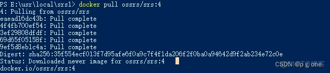 Windows-docker集成SRS服务器的部署和使用_srs docker 集群-CSDN博客