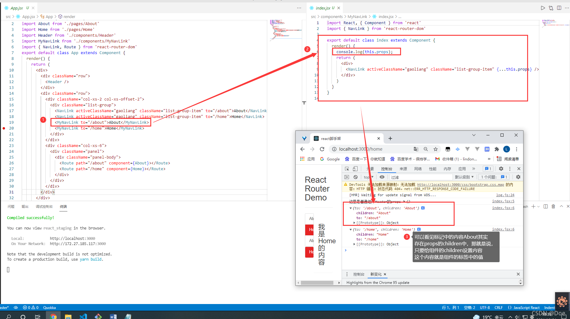 React Router进阶：NavLink优雅用法与组件封装-CSDN博客