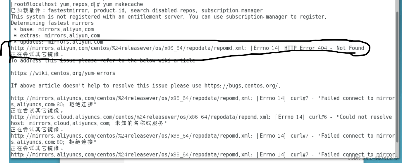 redhat7.4配置yum网络源方法和遇到的问题_redhat yum配置镜像源-CSDN博客