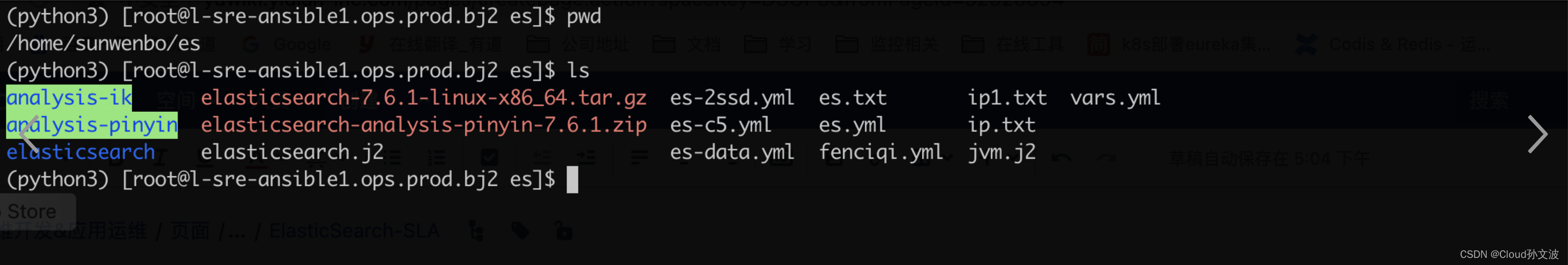 ElasticSearch 部署及安装ik分词器_es 配置多个ik-CSDN博客