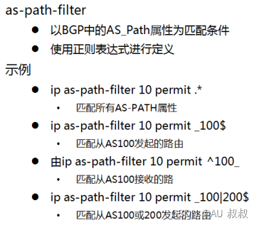 1.3 as-path-filter + 1.4 community-filter-CSDN博客