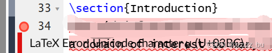 【overleaf 小白使用问题汇总 LaTeX Error以及包的设置】_latex error: unicode character 渭 (u+03bc)-CSDN博客