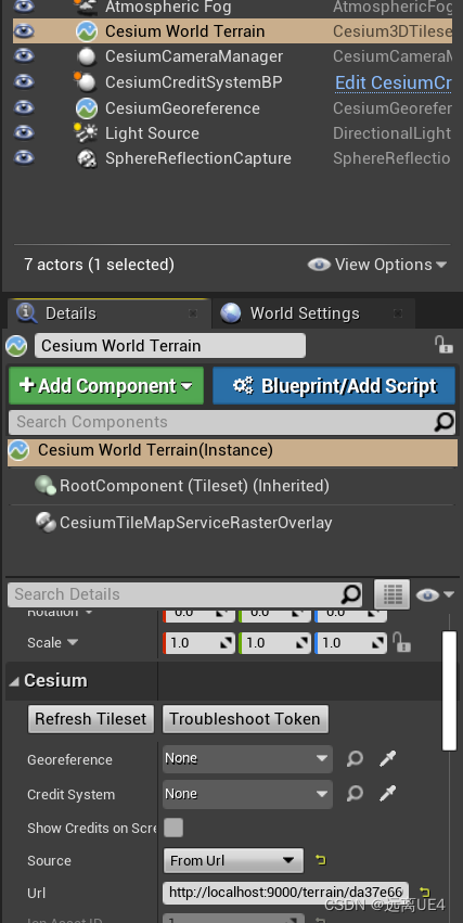 UE4 Cesium离线生成地形_ue中使用cesium的离线地图-CSDN博客